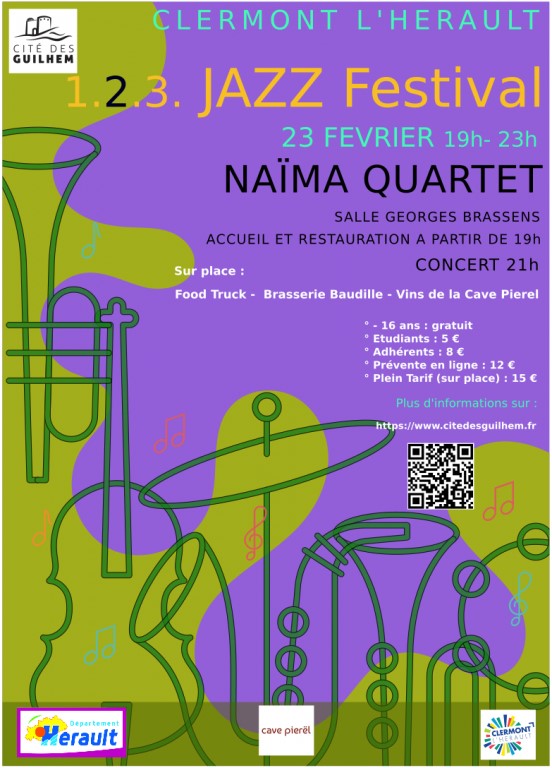 CSCL Concert de Jazz Naïma Quartet le vendredi 23 février. - Fédération ...